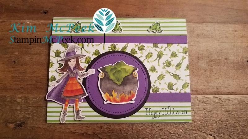 Toil & Trouble – Frog DSP | StampinMcPeek.com